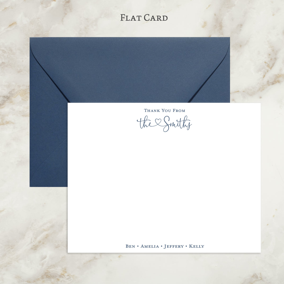 Thank You Heart Family Note Cards | GME Paper Products