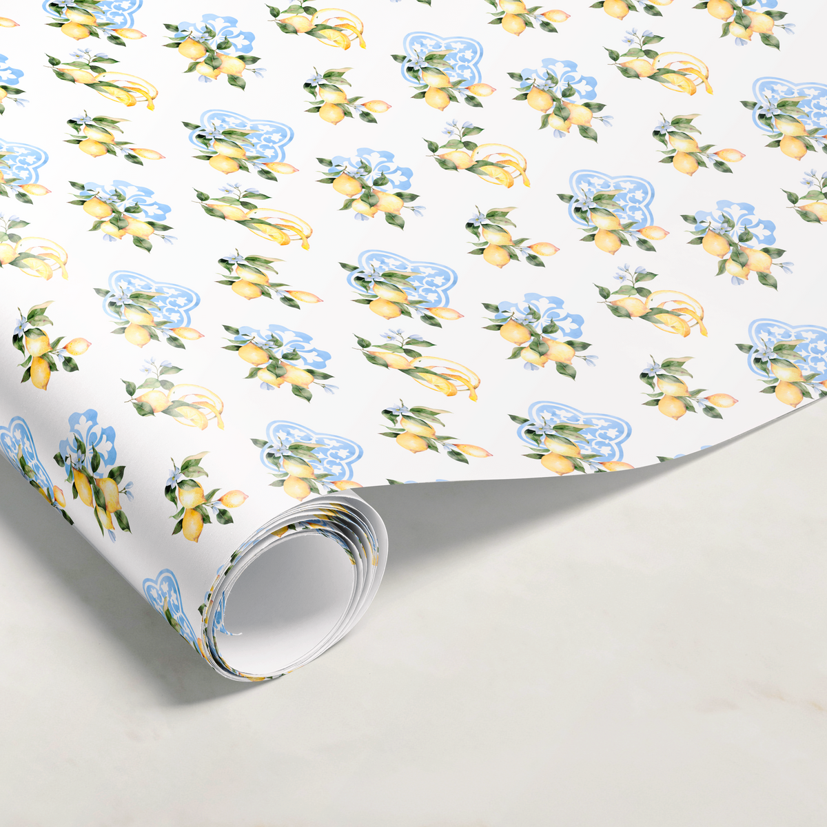 Lemon Gift Wrap | GME Paper Products