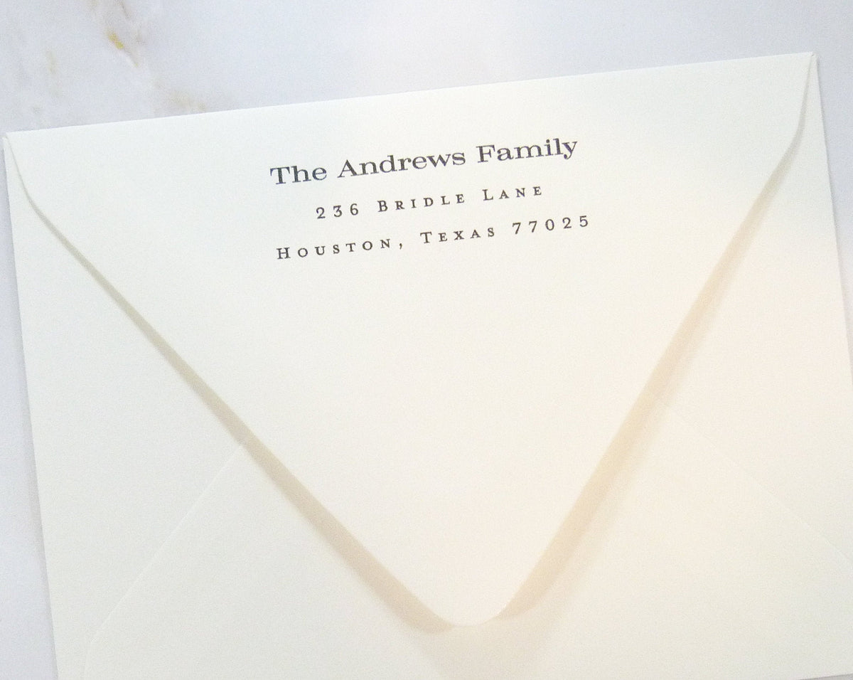 Return Address Printing for Envelopes | GME Paper Products